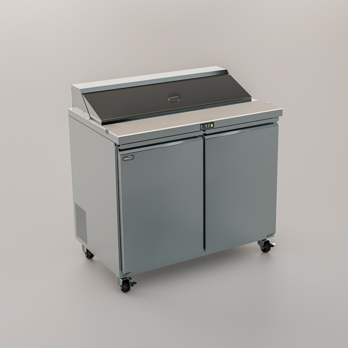 American Series Two Door Counter Fridge 1225mm (with extended counter ...